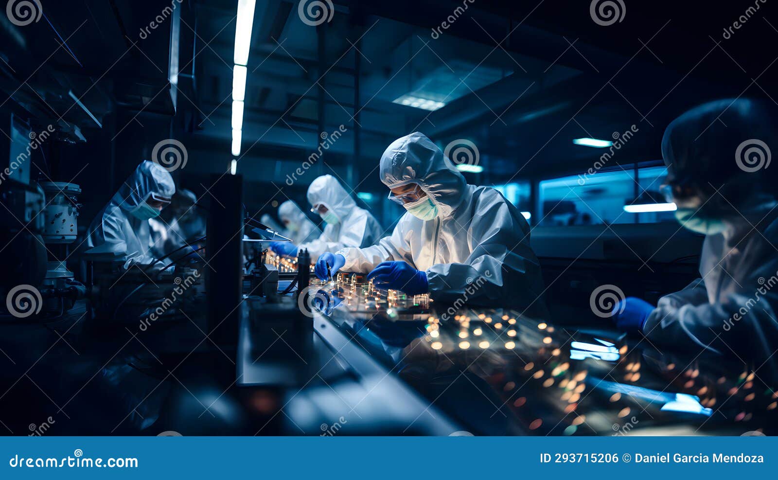 The High Tech of a Chinese Semiconductor Factory, Skilled Workers ...
