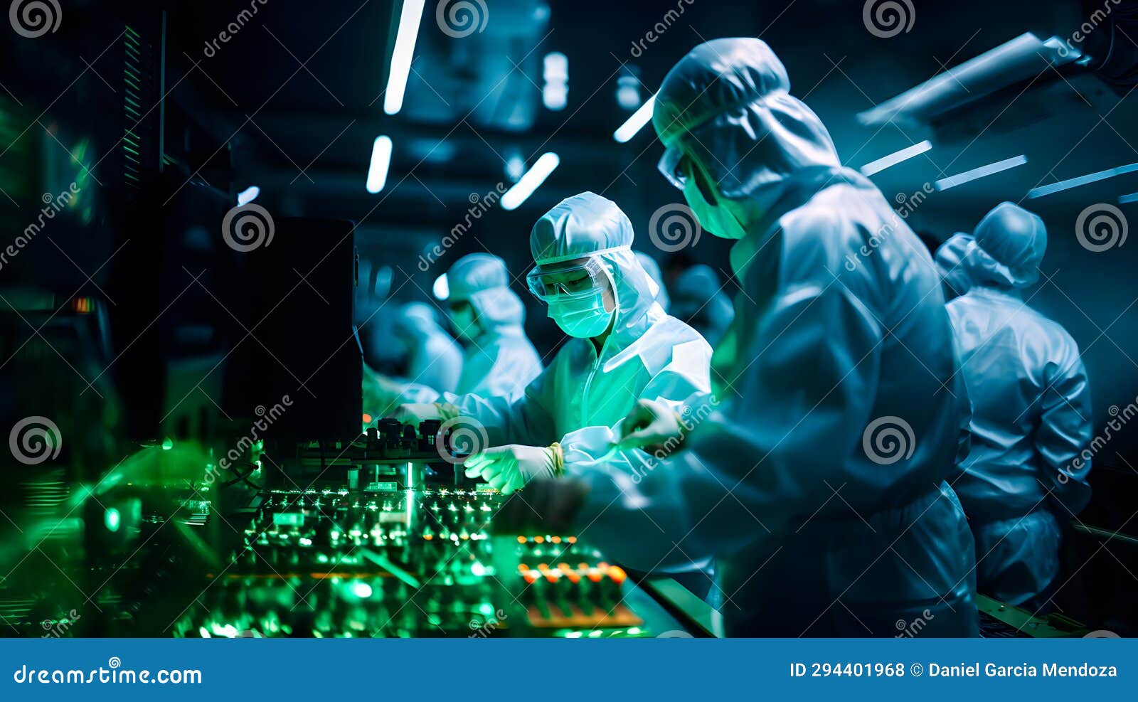 The High Tech of a Chinese Semiconductor Factory, Skilled Workers ...