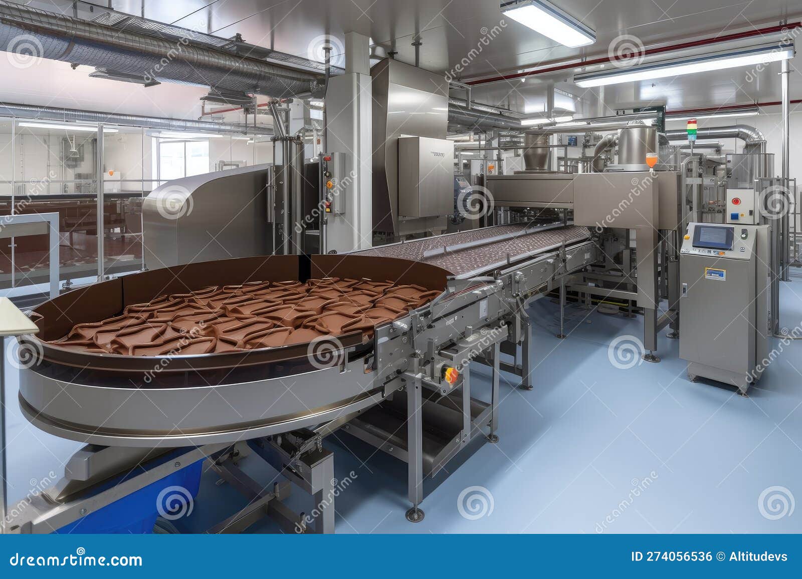 High-tech Chocolate Factory, with Automation and Robotics Making the ...