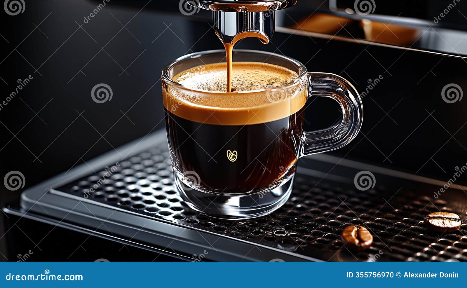 High-tech Coffee Brewing Process Visualized Stock Photo - Image of ...