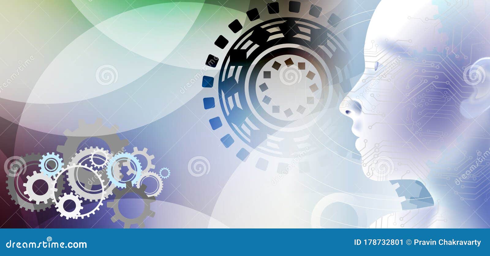 High-tech Cogs Technology Background.Global Digital Technology Concept ...