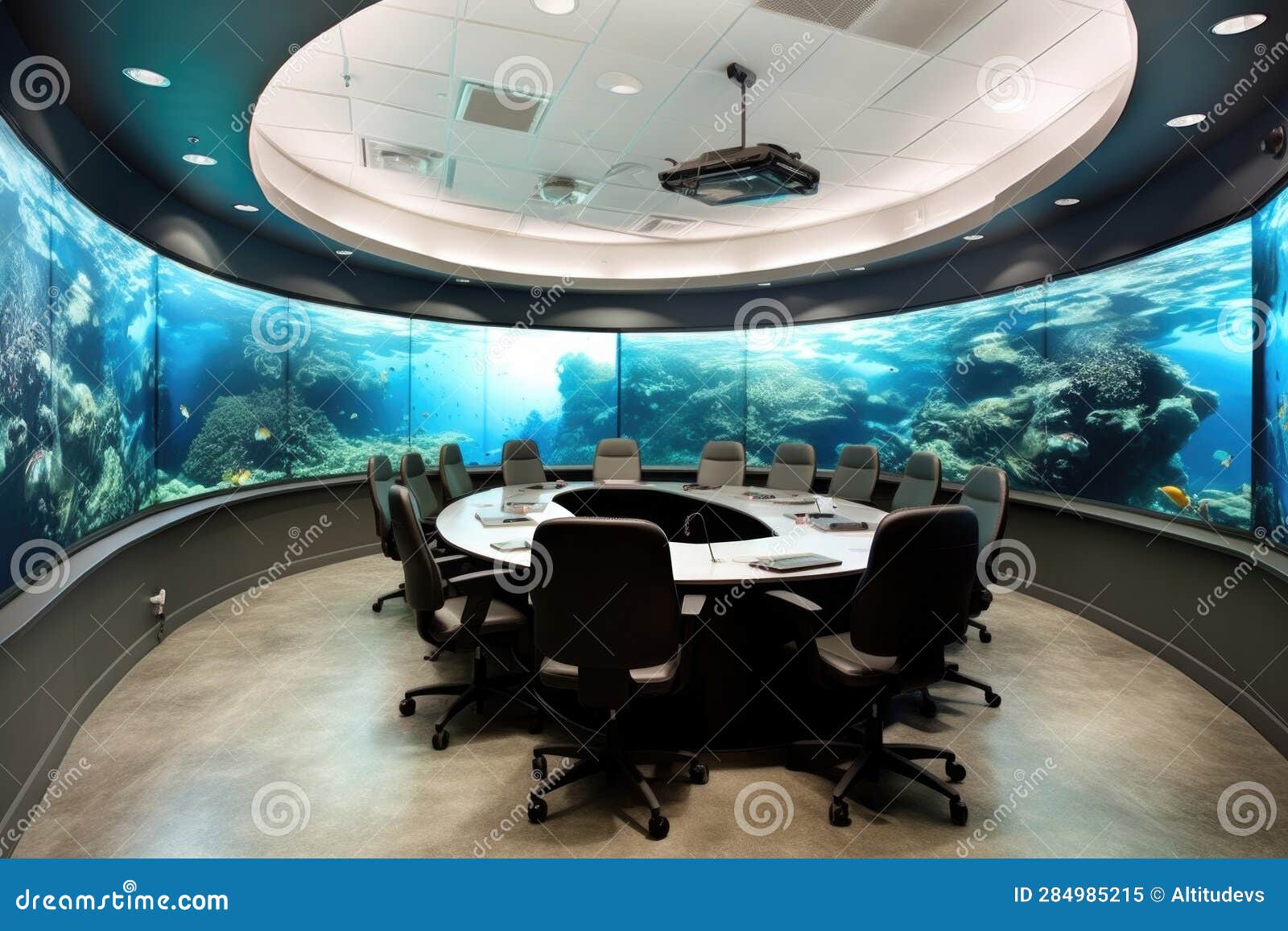High-tech Conference Room with Interactive Whiteboards Stock ...