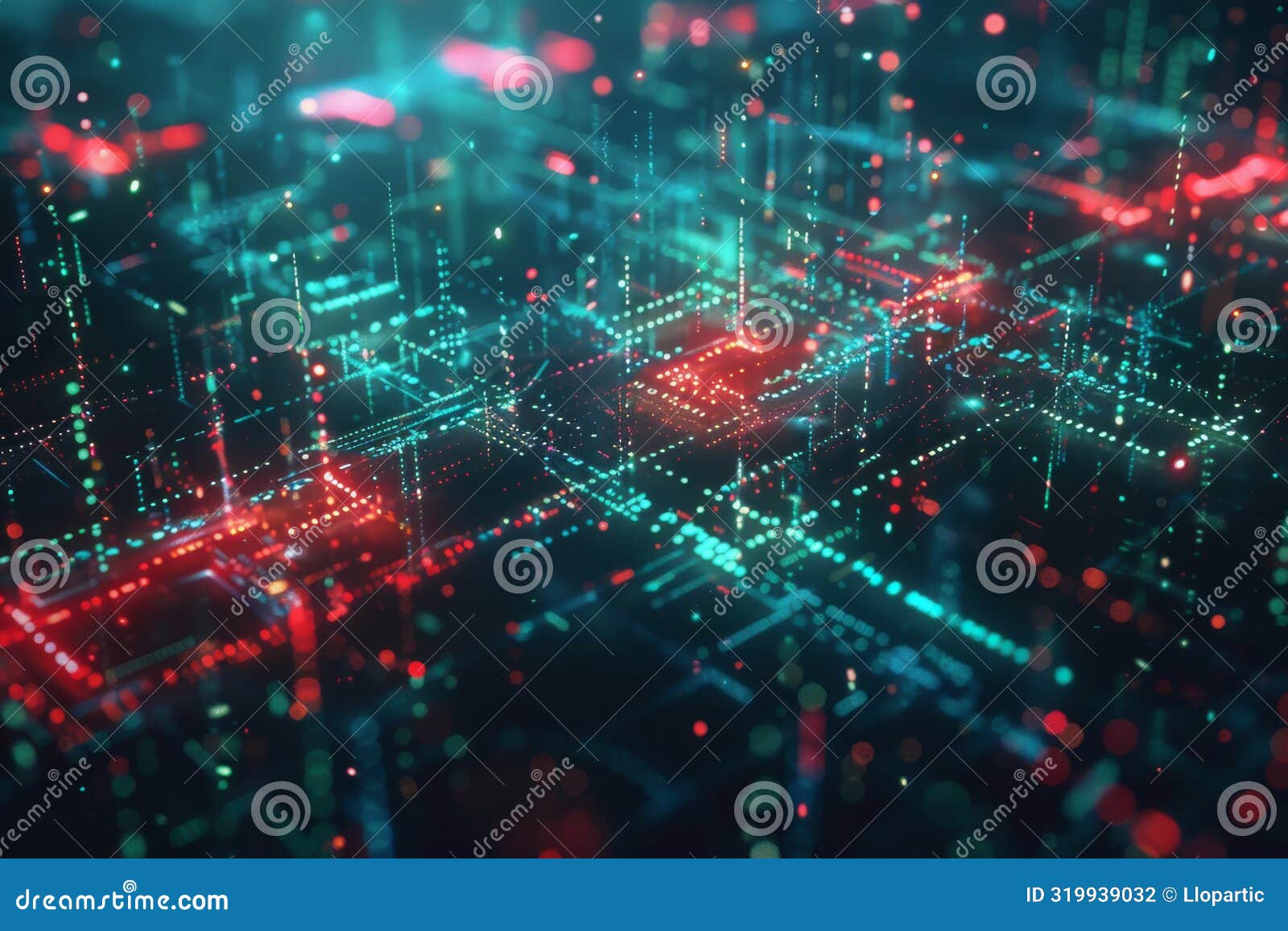 High-tech Control Room with Digital Screens Displaying Global Data ...