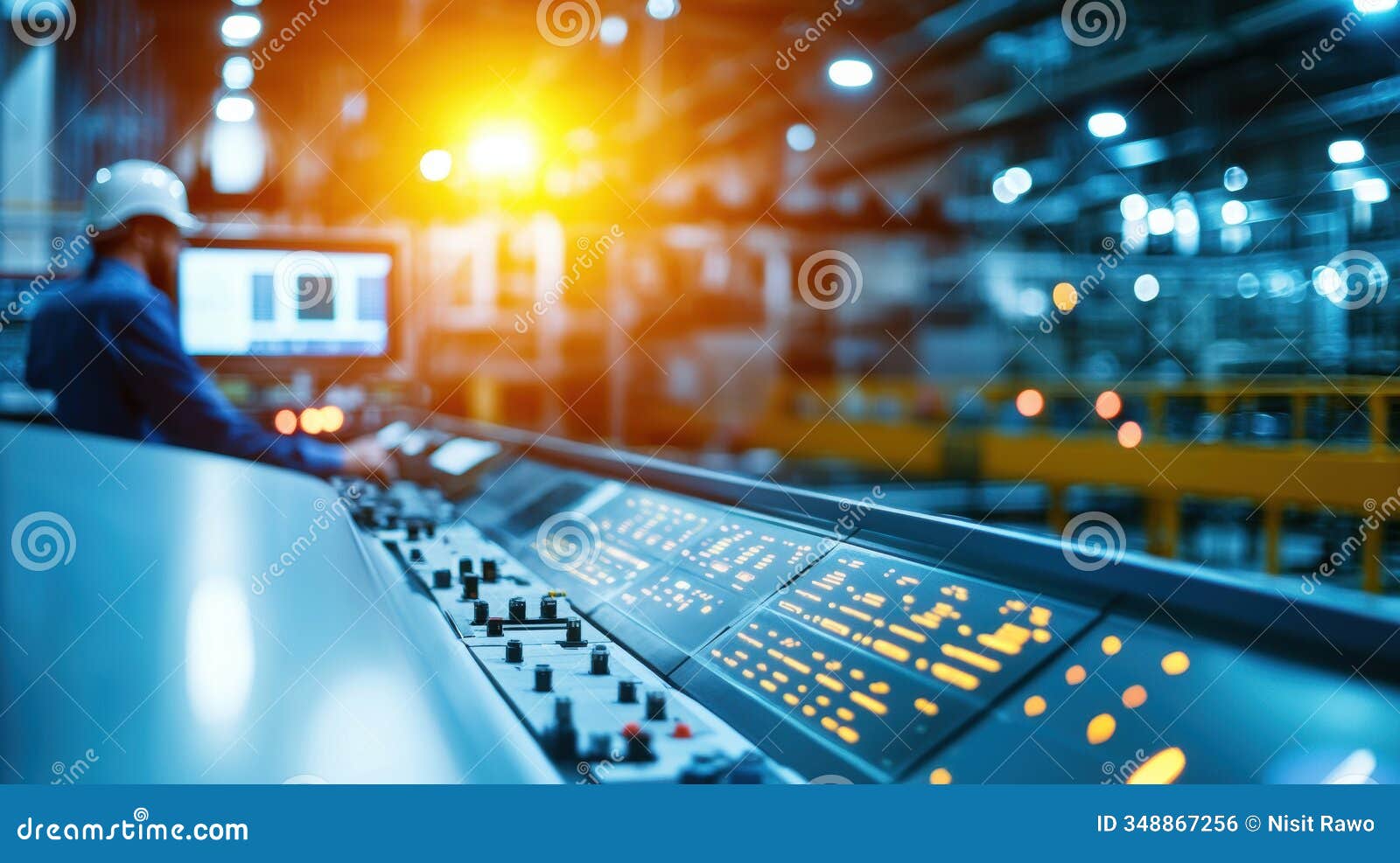 High-Tech Control Room with Professionals Analyzing Data and Metrics in ...