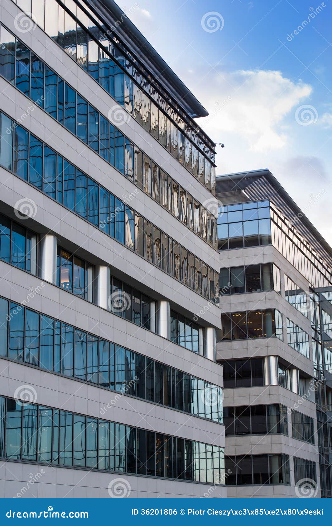 High Tech Corporate Office Building Stock Photo - Image of downtown ...