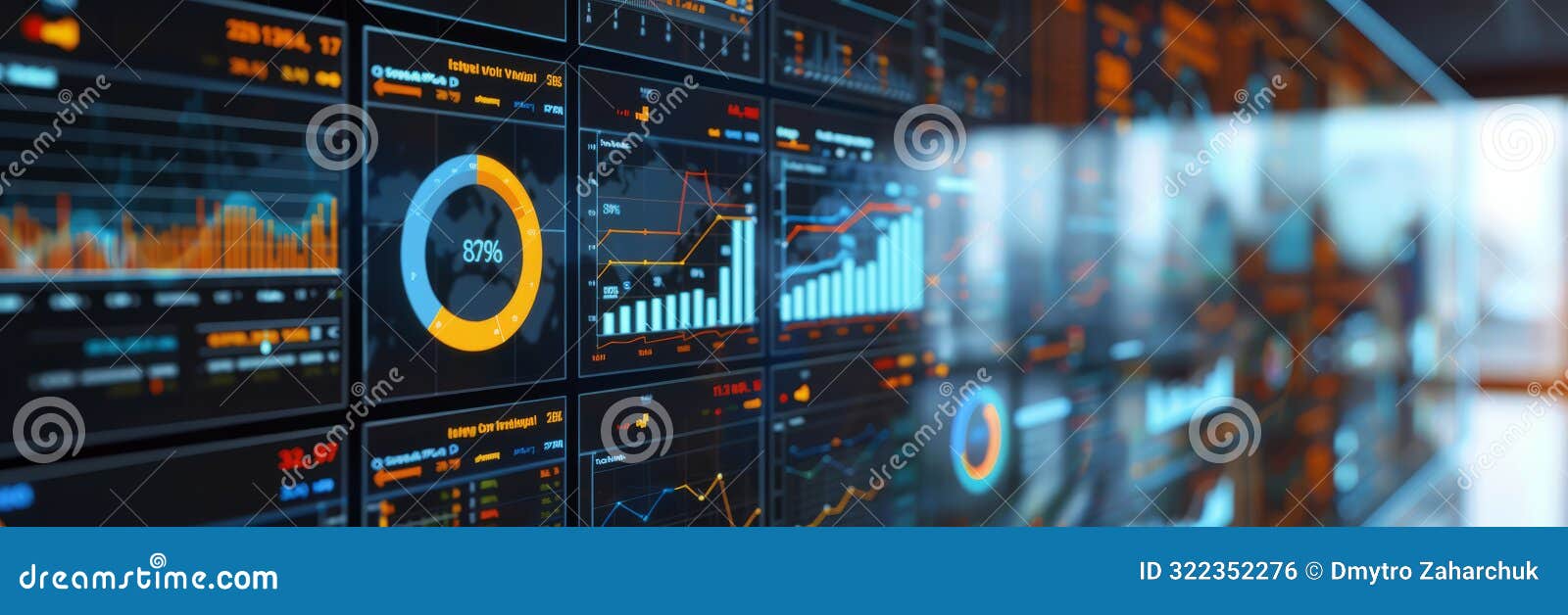 A High-tech Dashboard Displaying Real-time Data on ESG Metrics, Stock ... A High-tech Dashboard Displaying Real-time Data on ESG Metrics, Stock ...