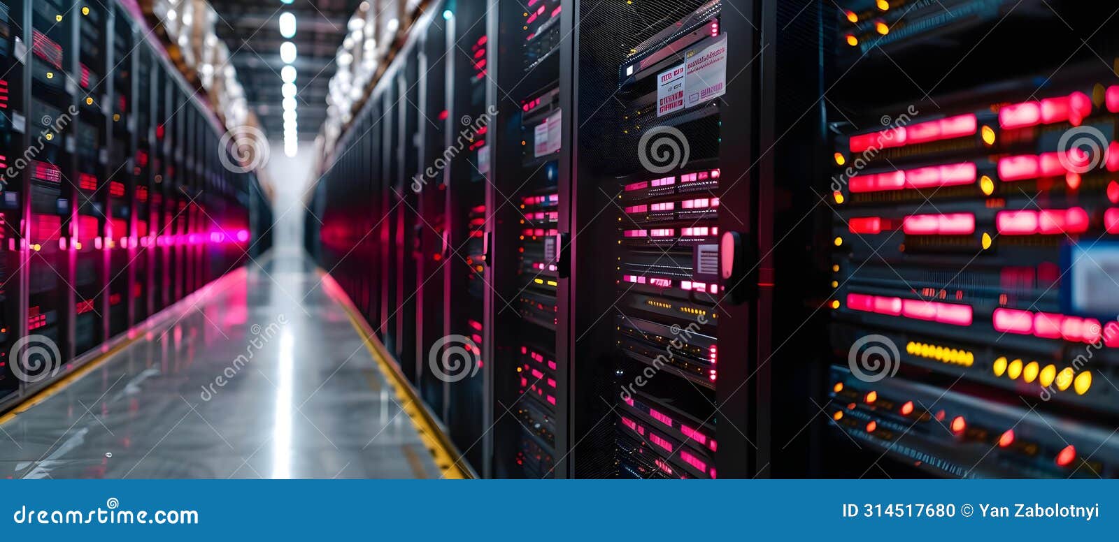 High-Tech Data Center: Powering Minimalist Inventory Management ...