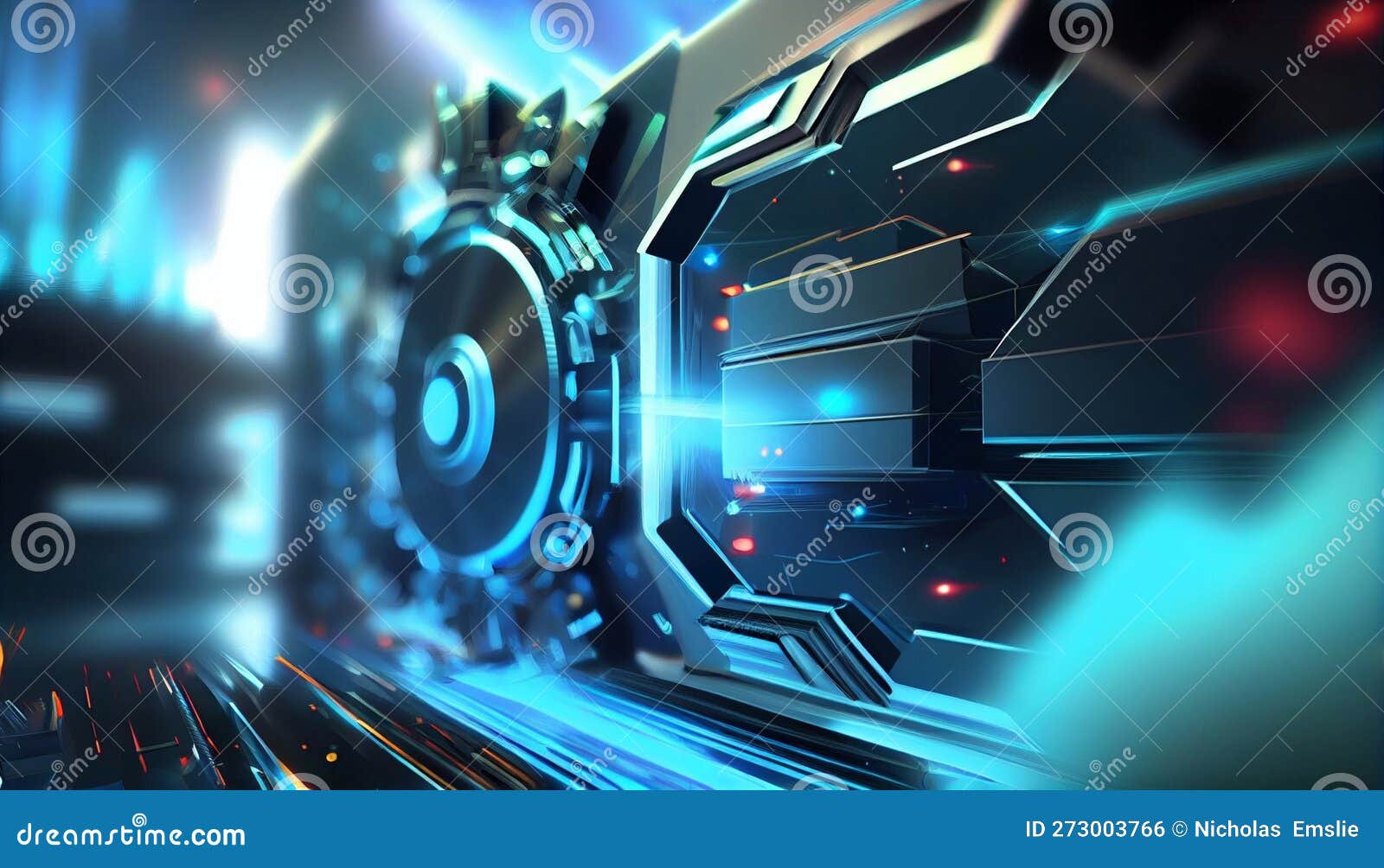 High Tech Digital Background Wallpaper Stock Illustration ...