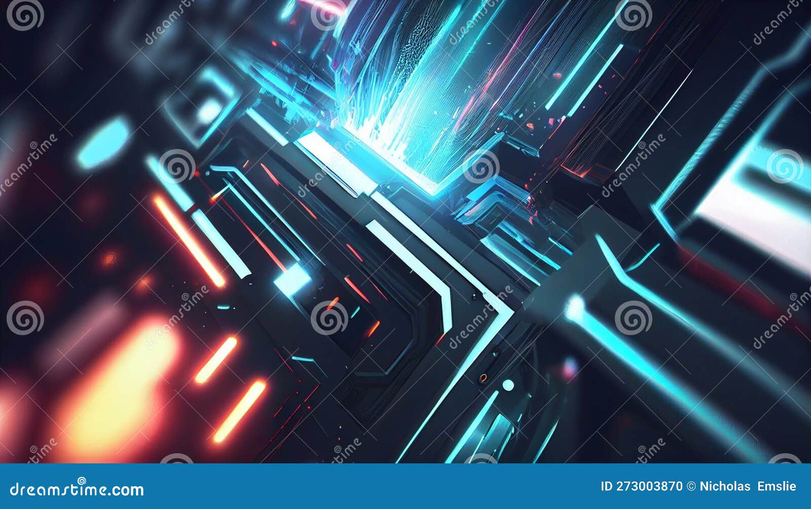 High Tech Digital Background Wallpaper Stock Illustration ...
