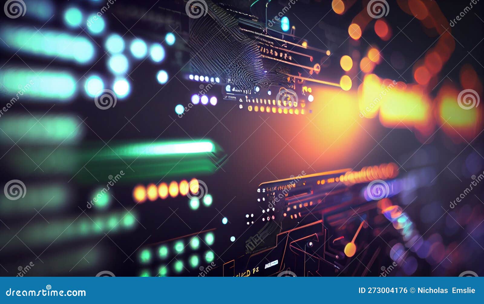 High Tech Digital Background Wallpaper Stock Illustration ...