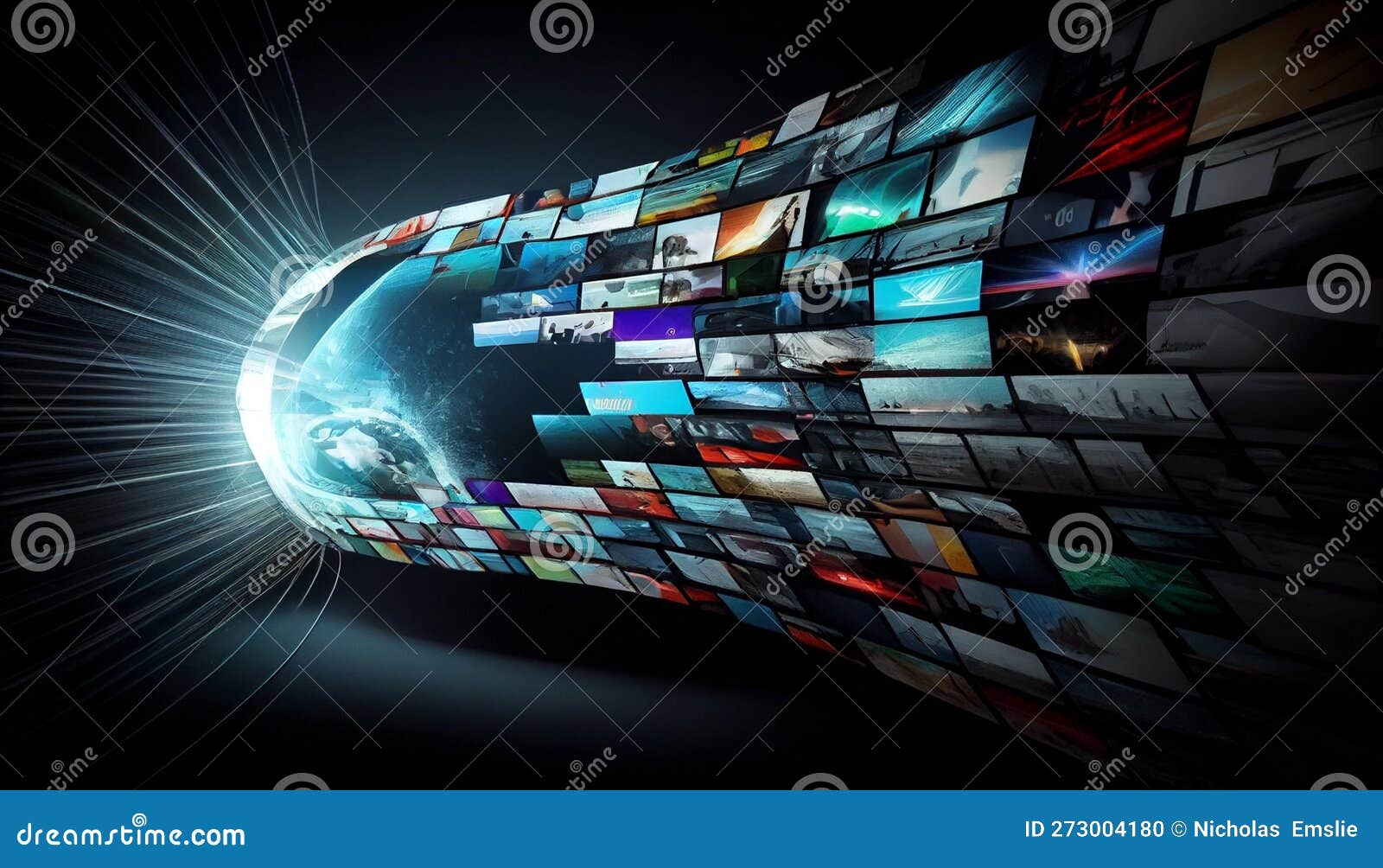 High Tech Digital Background Wallpaper Stock Illustration ...