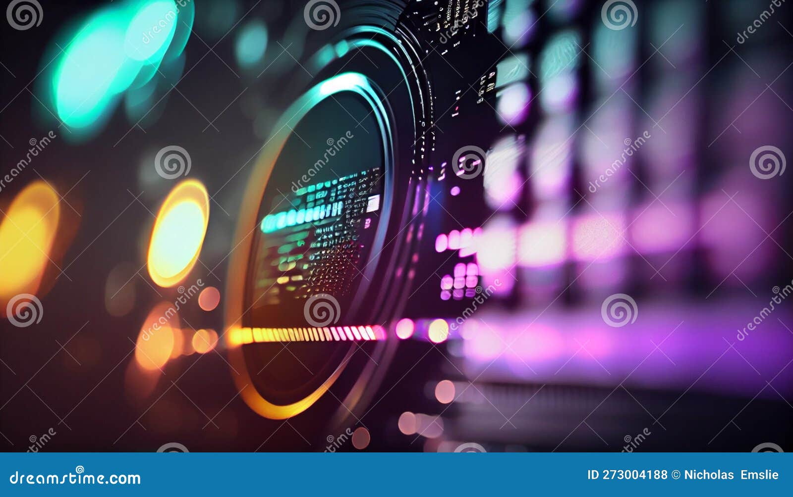 High Tech Digital Background Wallpaper Stock Illustration ...