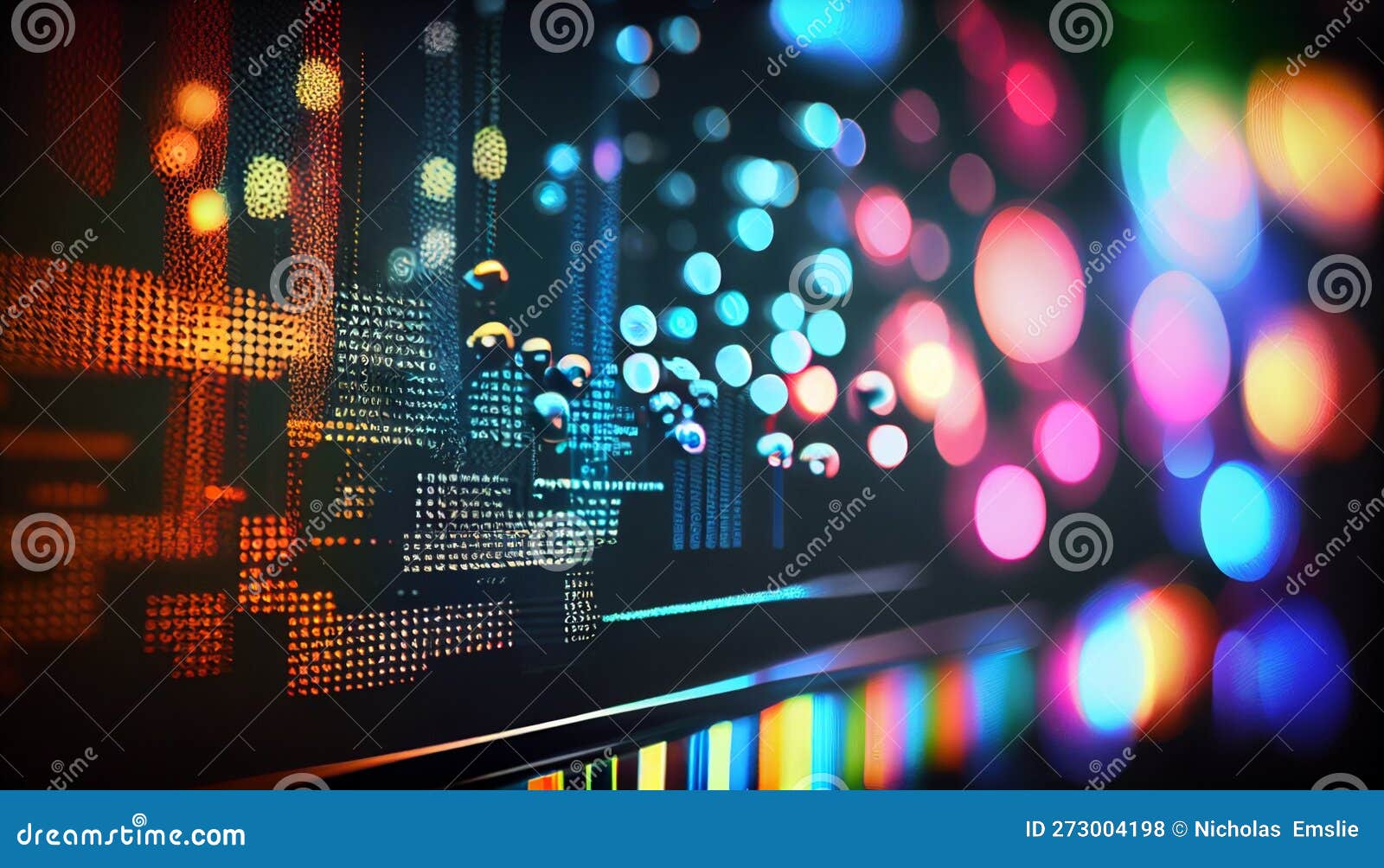 High Tech Digital Background Wallpaper Stock Illustration ...