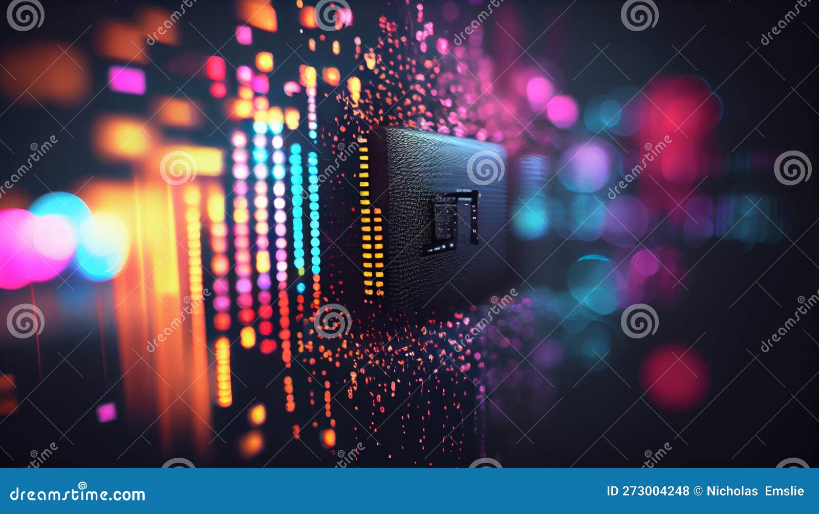 High Tech Digital Background Wallpaper Stock Illustration ...