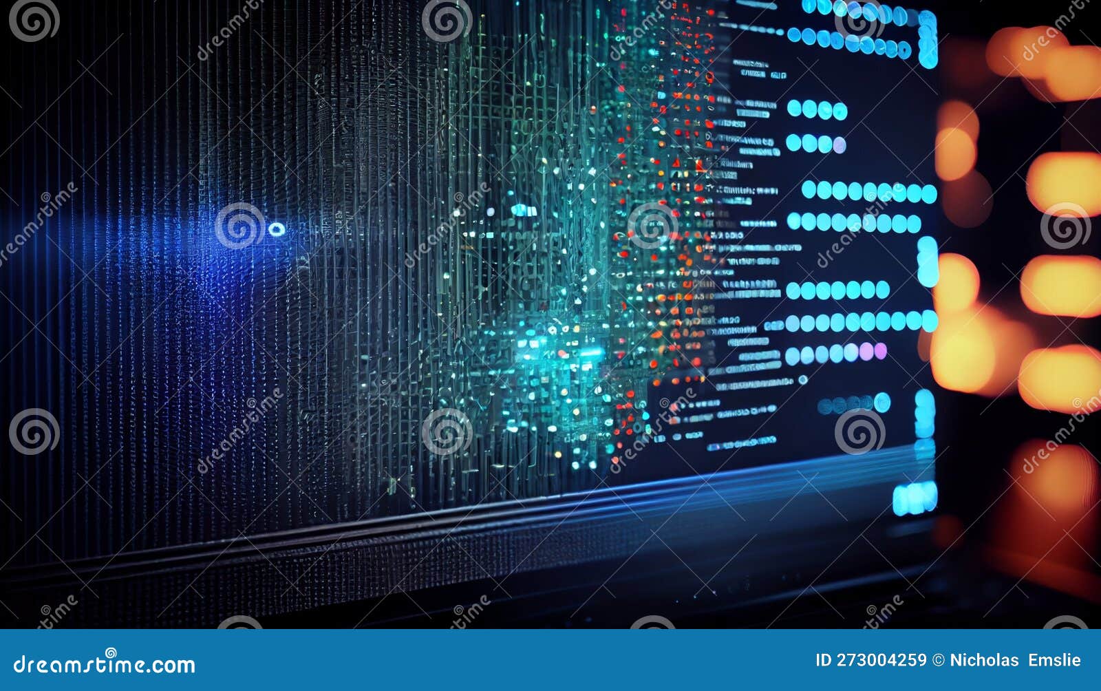 High Tech Digital Background Wallpaper Stock Illustration ...