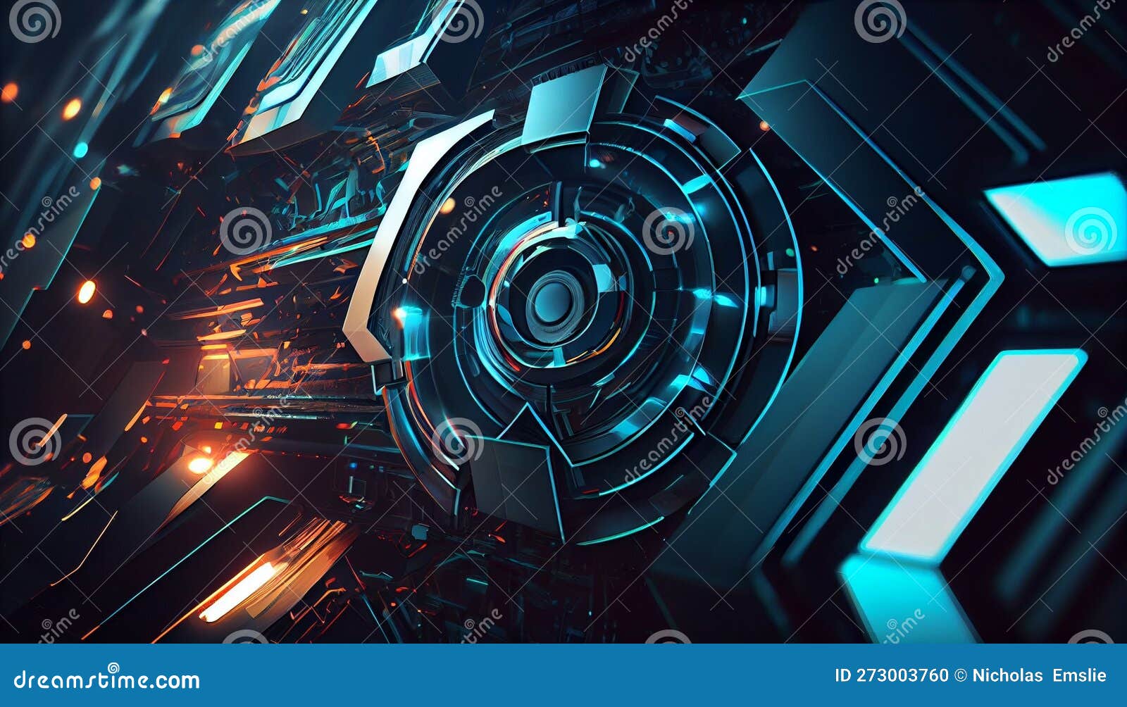 High Tech Digital Background Wallpaper Stock Illustration ...