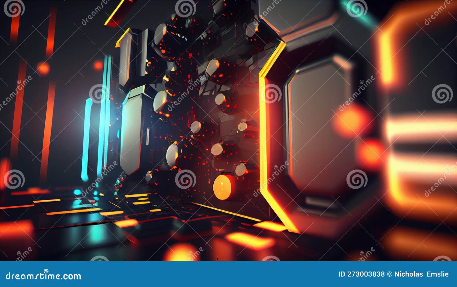 High Tech Digital Background Wallpaper Stock Illustration ...