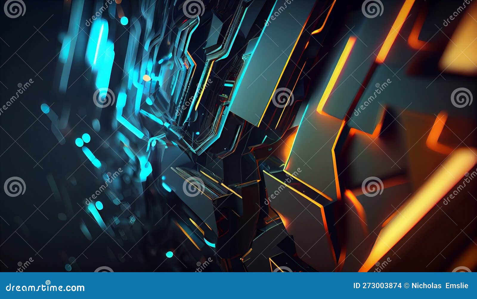 High Tech Digital Background Wallpaper Stock Illustration ...