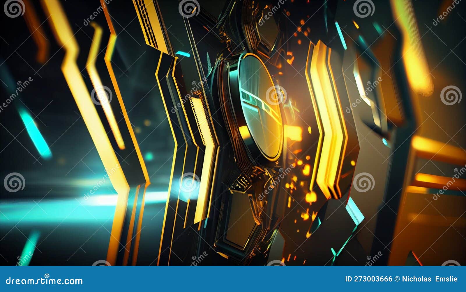 High Tech Digital Background Wallpaper Stock Illustration ...