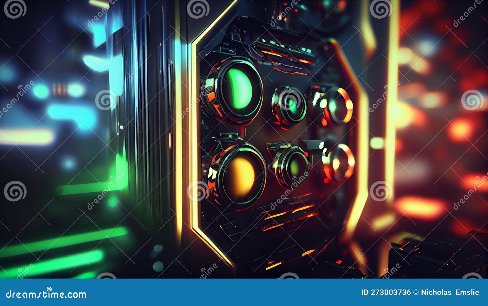 High Tech Digital Background Wallpaper Stock Illustration ...