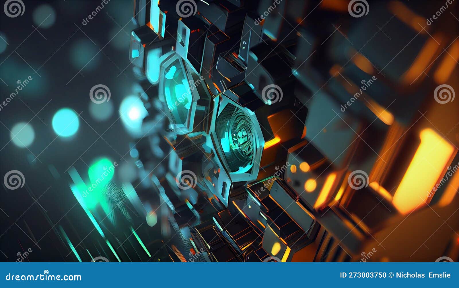 High Tech Digital Background Wallpaper Stock Illustration ...