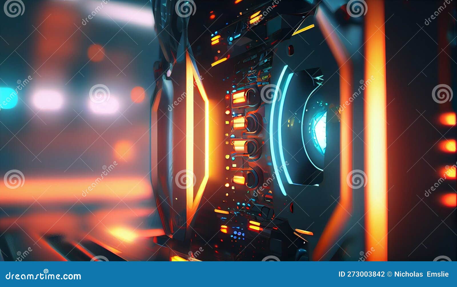 High Tech Digital Background Wallpaper Stock Illustration ...