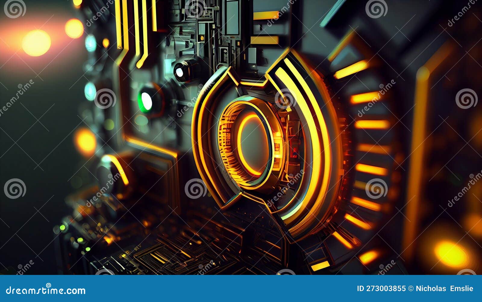High Tech Digital Background Wallpaper Stock Illustration ...