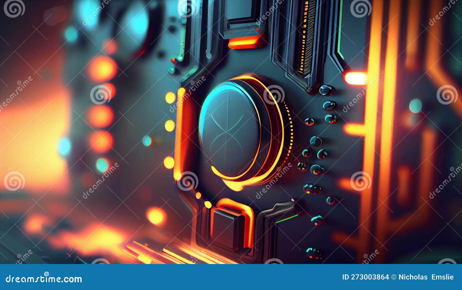 High Tech Digital Background Wallpaper Stock Illustration ...