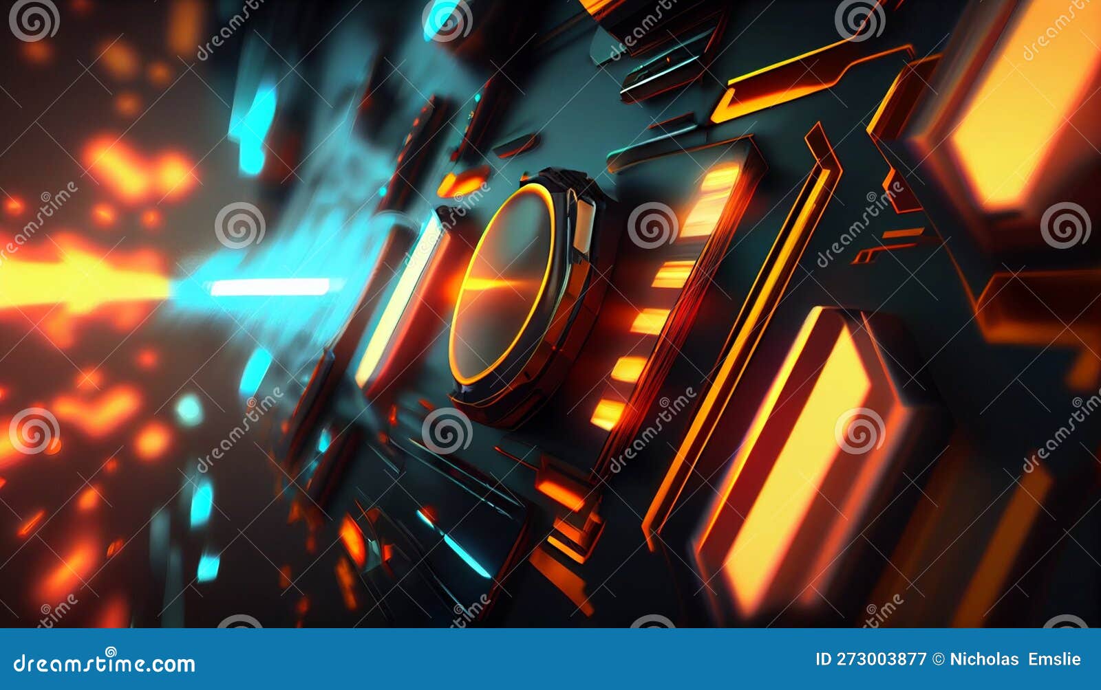 High Tech Digital Background Wallpaper Stock Illustration ...