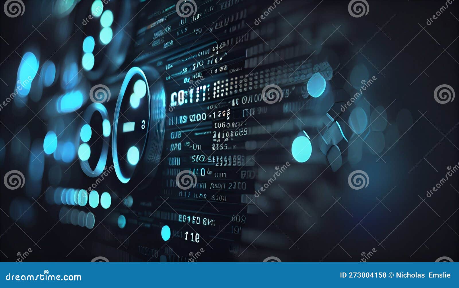 High Tech Digital Background Wallpaper Stock Illustration ...
