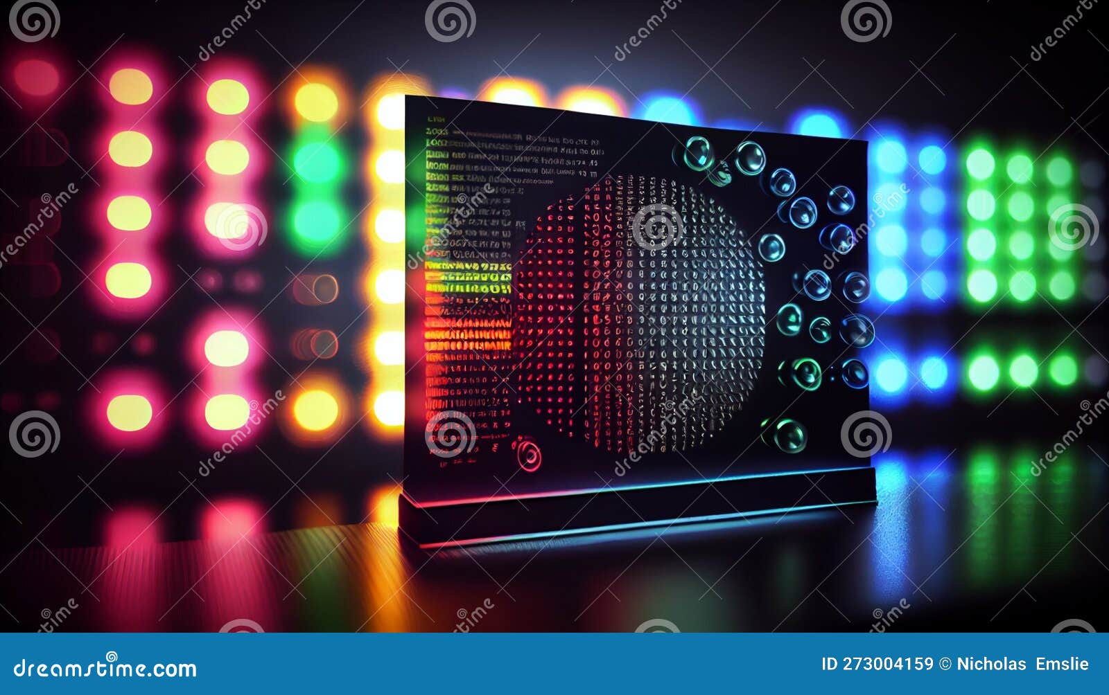 High Tech Digital Background Wallpaper Stock Illustration ...