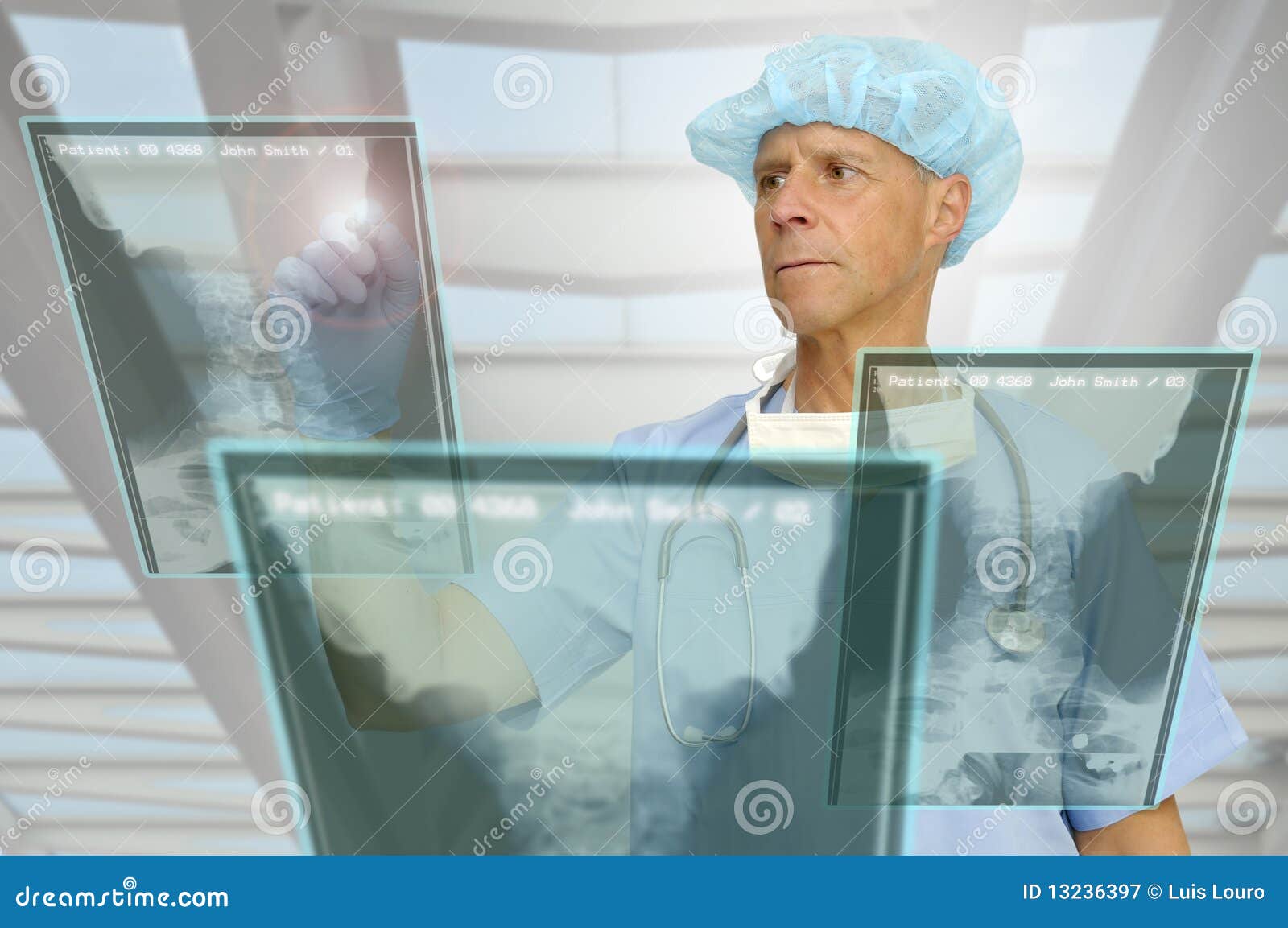 High-tech doctor stock image. Image of mask, pulmonary - 13236397