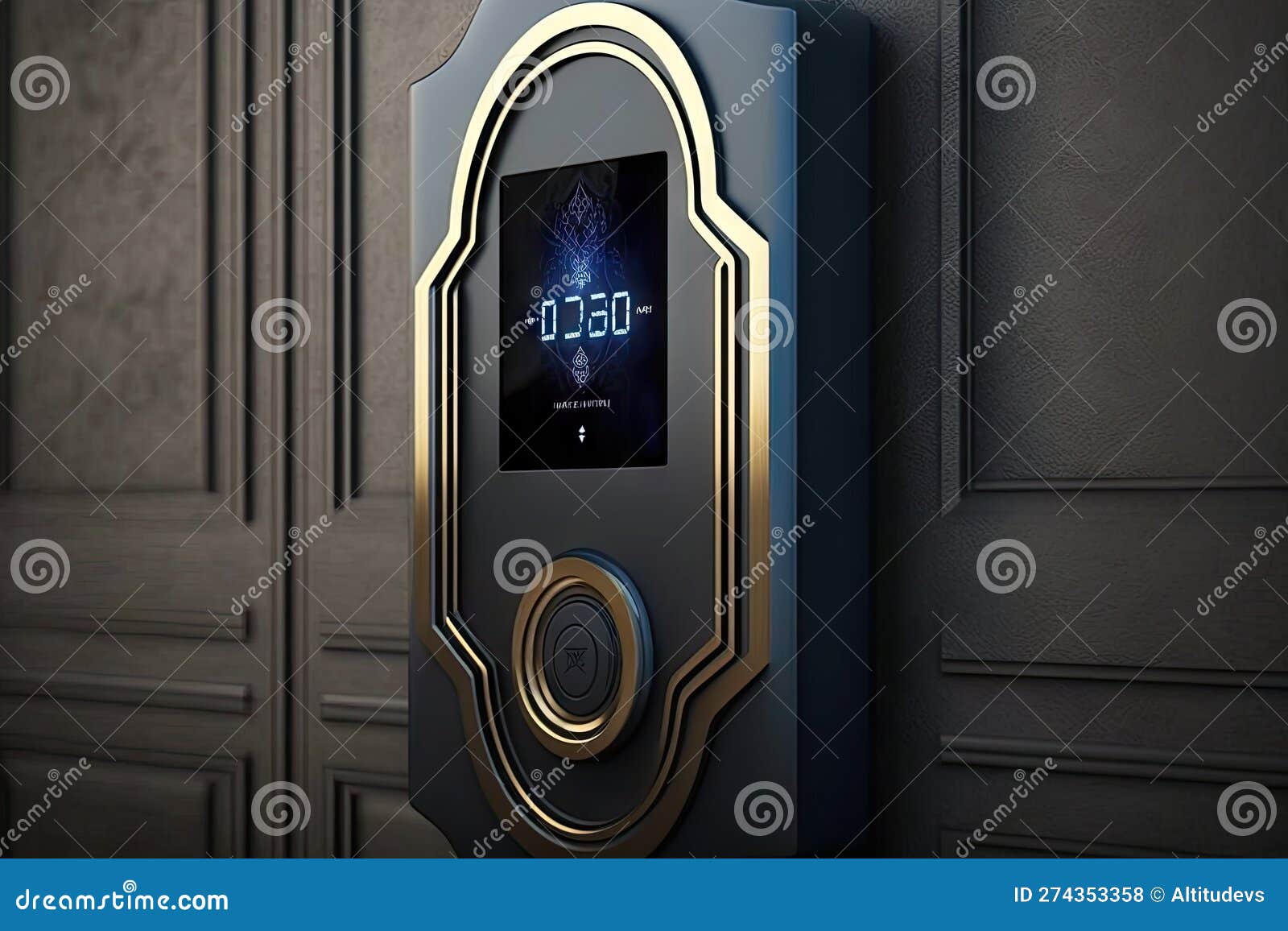 High-tech Doorbell with Digital Display, Touch Screen, and Voice ...