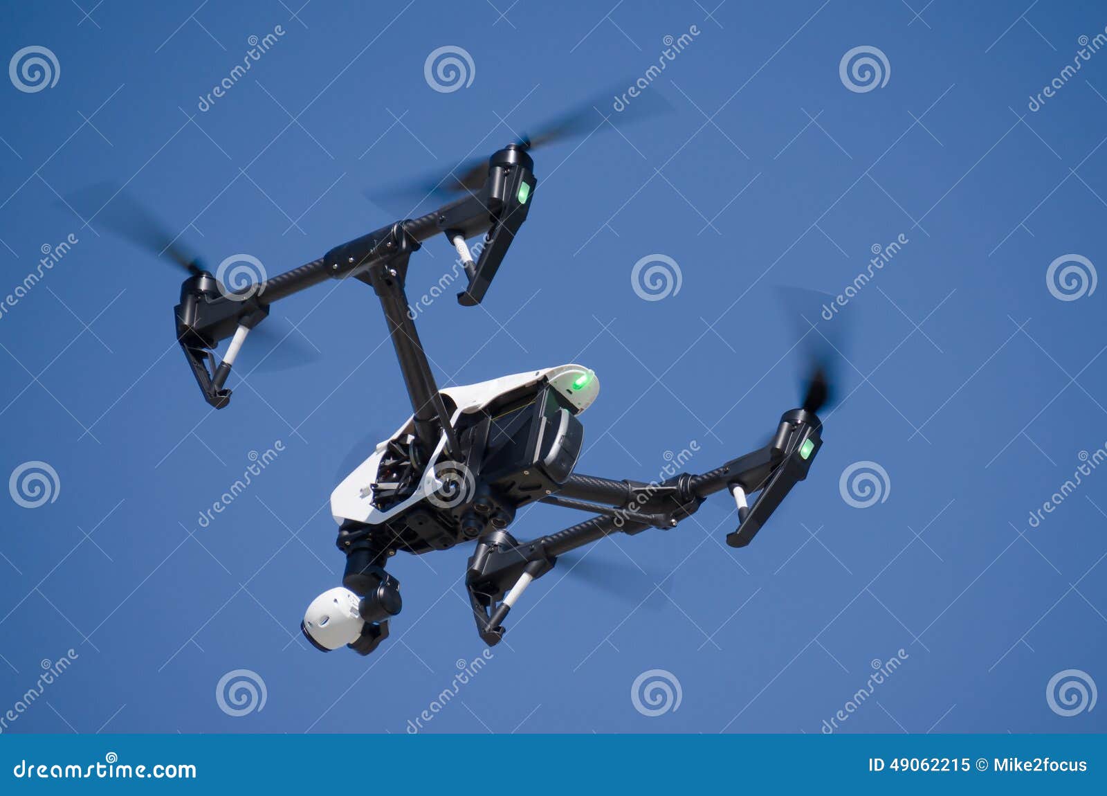 High Tech Drone Flying stock image. Image of props, high - 49062215