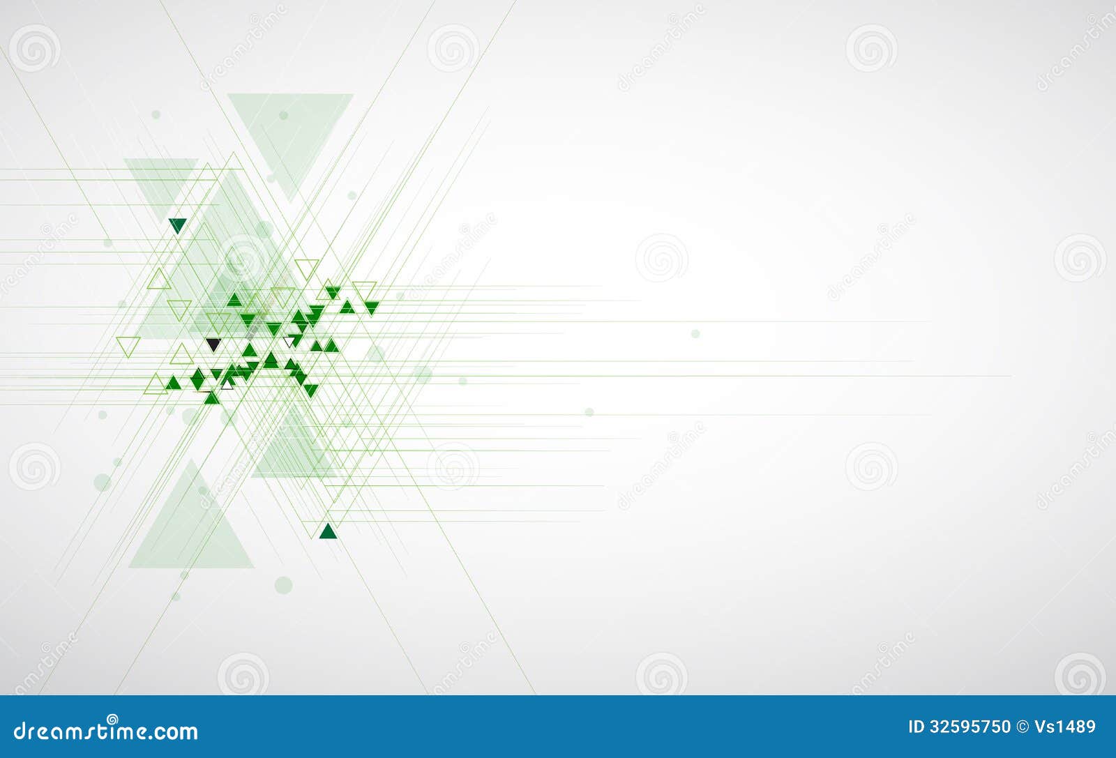 High Tech Eco Green Infinity Computer Technology Concept Background ...