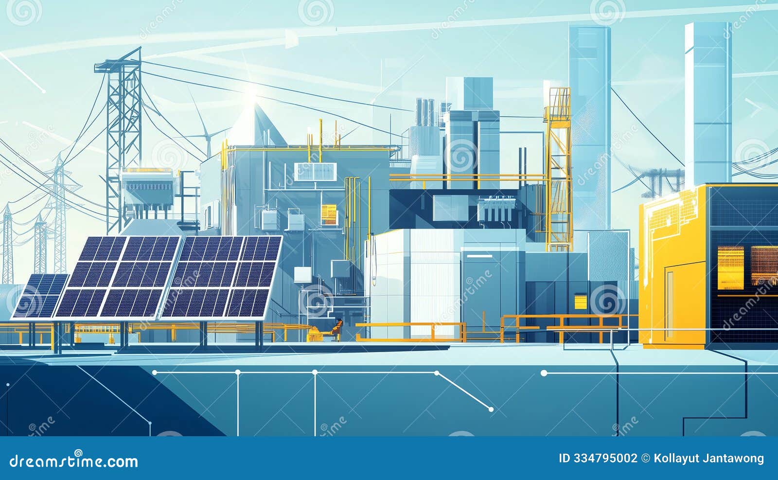 High-Tech Electrical Installation - Advanced Systems and Modern ...