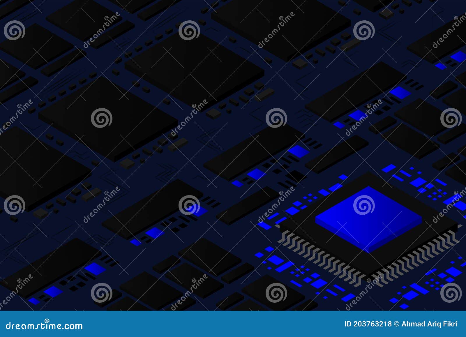 High Tech Electronic PCB Printed Circuit Board with Processor ...
