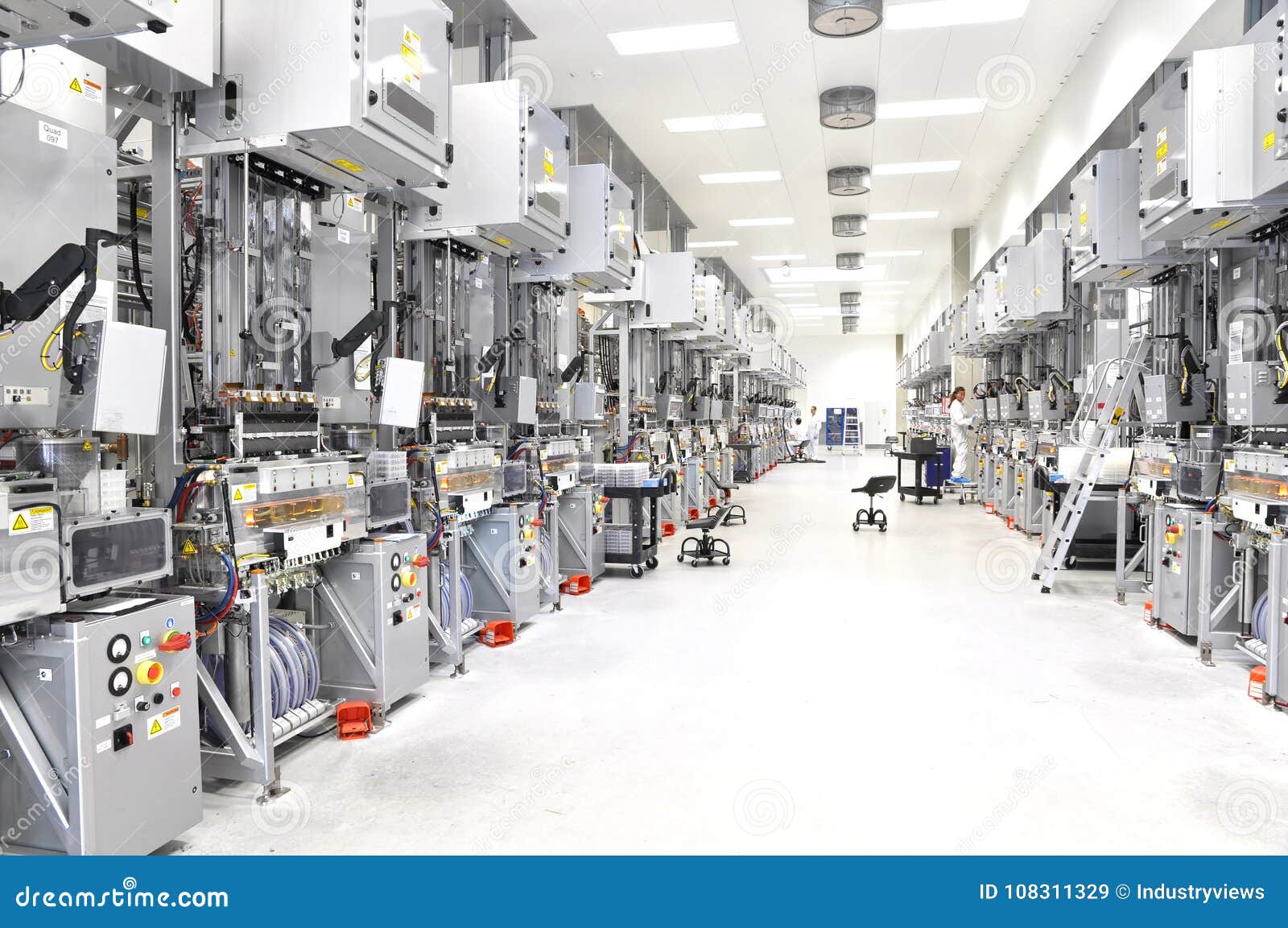 High Tech Factory Production Of Solar Cells Machinery And In Stock