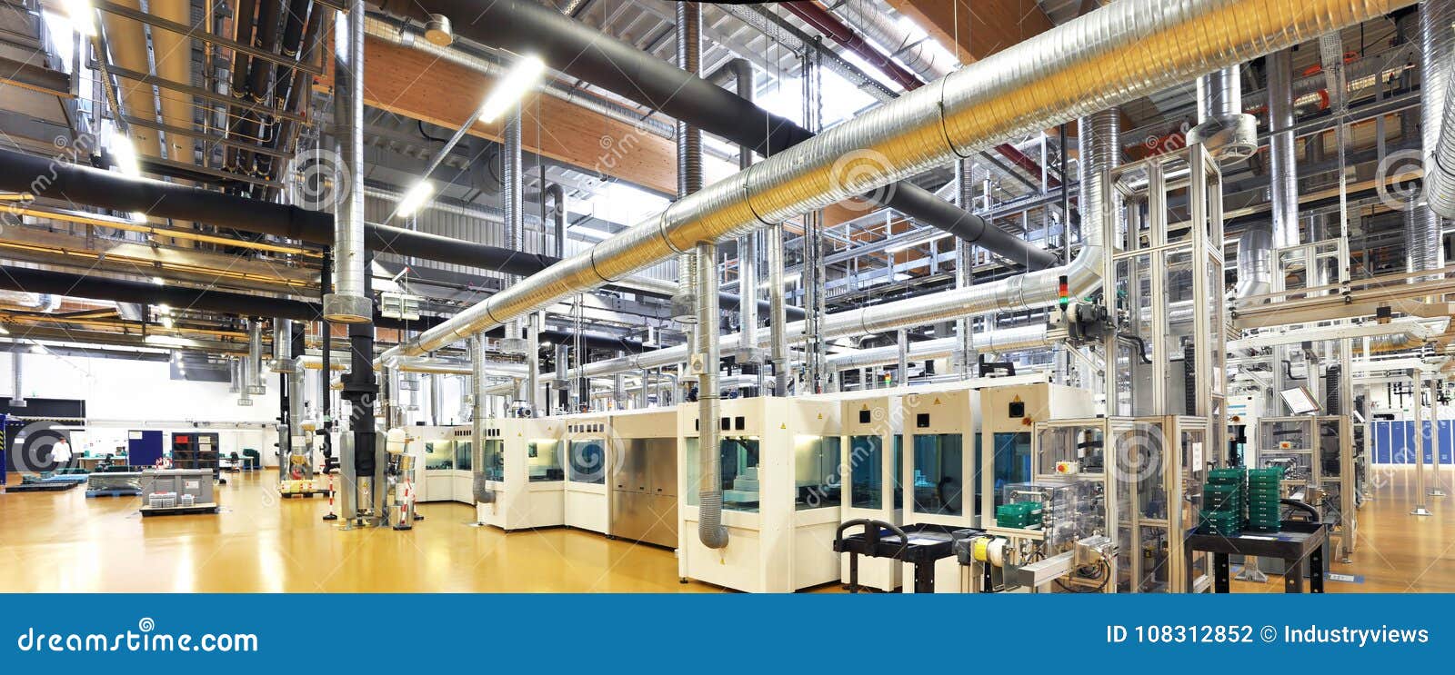 High Tech Factory Production Of Solar Cells Machinery And In Stock