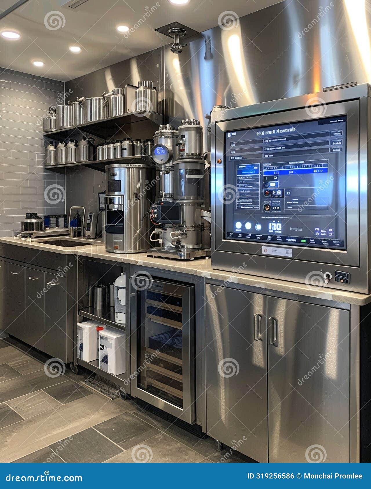 High-tech Fermentation Setup with Automated Systems, Precision Tools ...