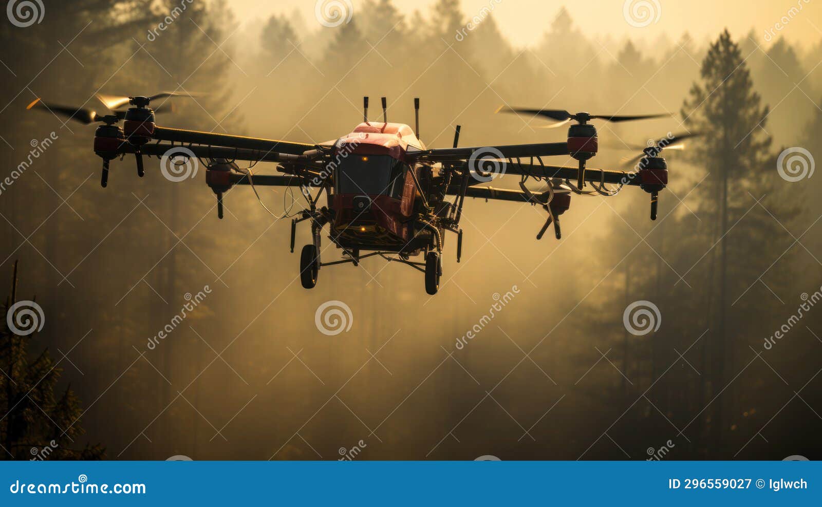 High-tech Firefighting Aid, Remote-controlled Drone Fights Forest Fires ...