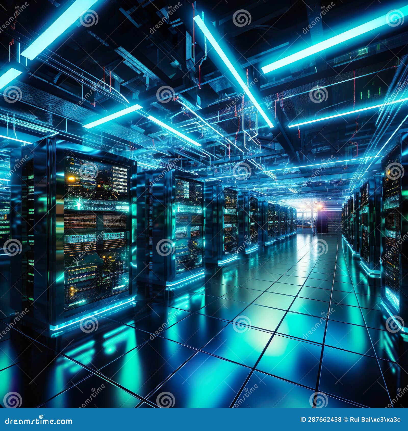 A High Tech Futuristic Data Center Backend Database Server Room ... A High Tech Futuristic Data Center Backend Database Server Room ...
