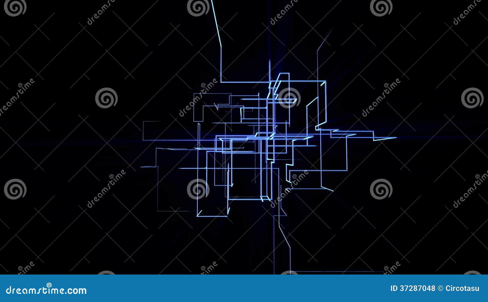 High Tech Grid Growing, Stock Footage Stock Footage - Video of concept ...