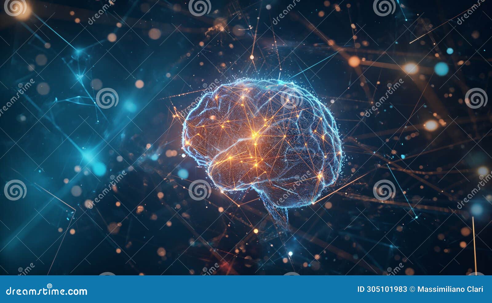 High-tech Image Blending the Concept of Artificial Intelligence AI and ...