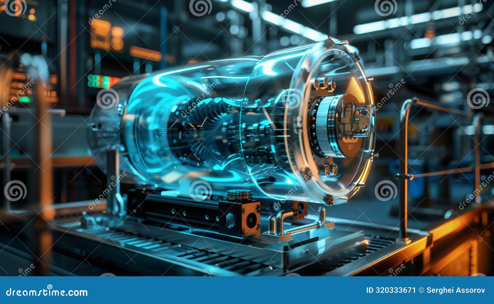 Transparent Casing Reveals The Inner Workings Of A Complex Electronic ...