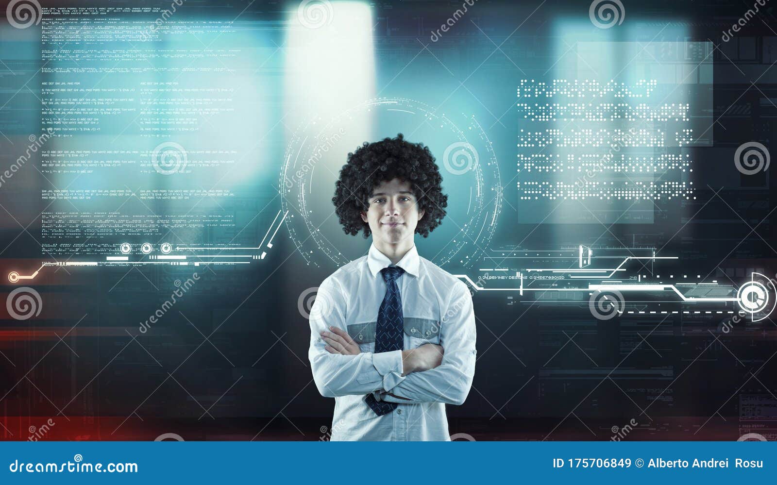 High tech information stock image. Image of communication - 175706849