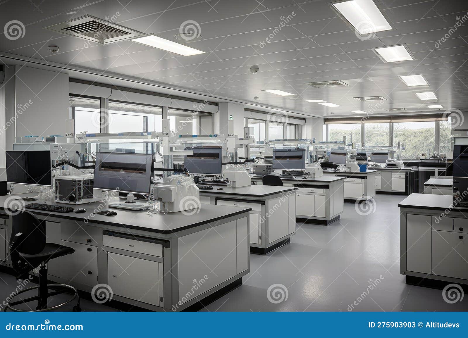 High-tech Lab, Filled with Cutting-edge Technologies and Equipment for ...