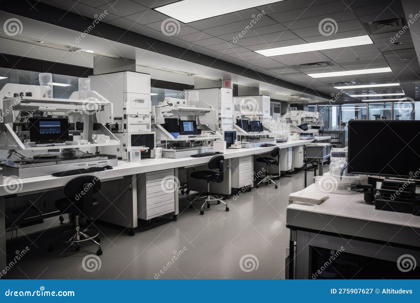 High-tech Lab, Filled with Cutting-edge Technologies and Equipment for ...