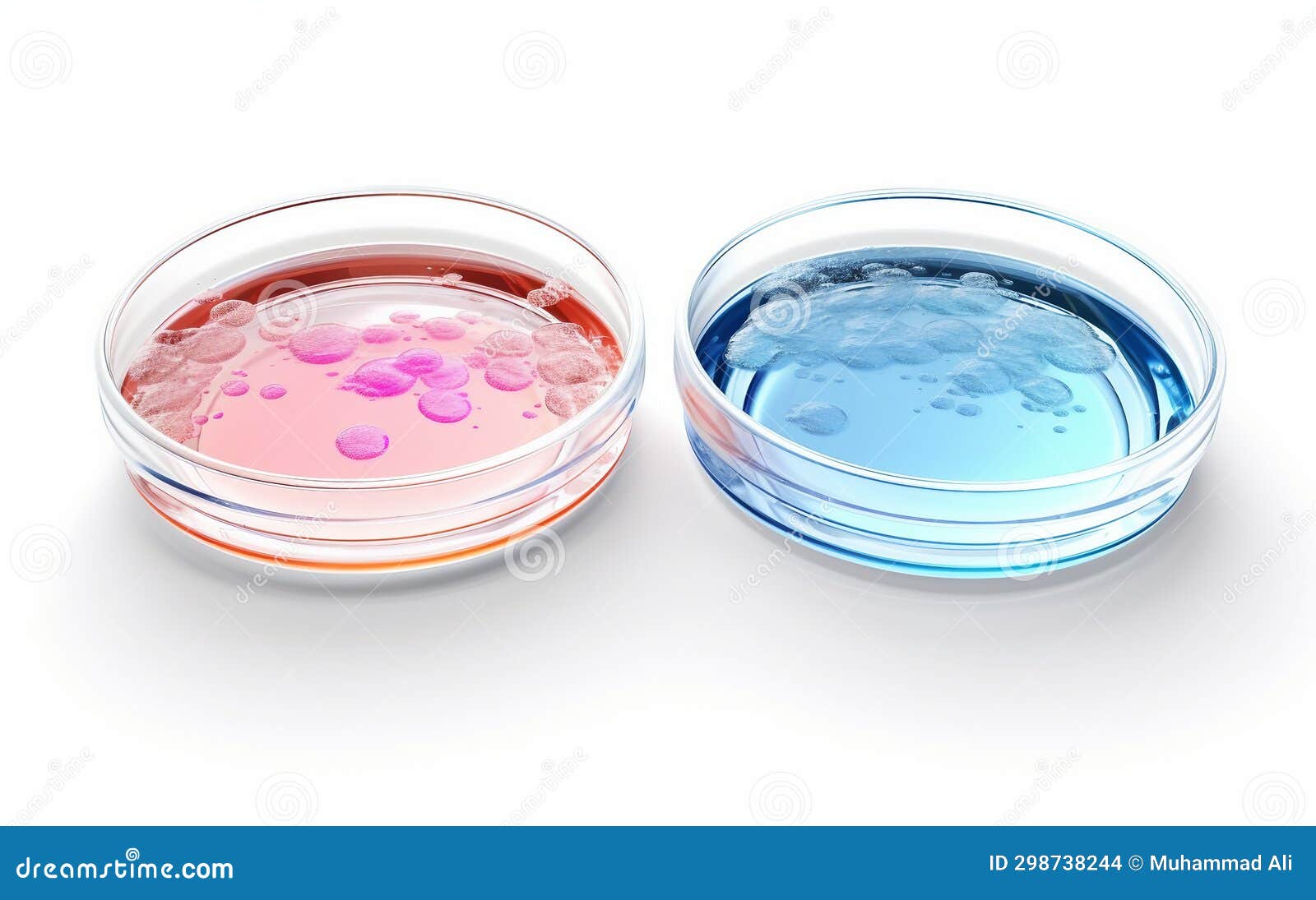 High Tech Laboratory Staining on White Background Stock Illustration ...