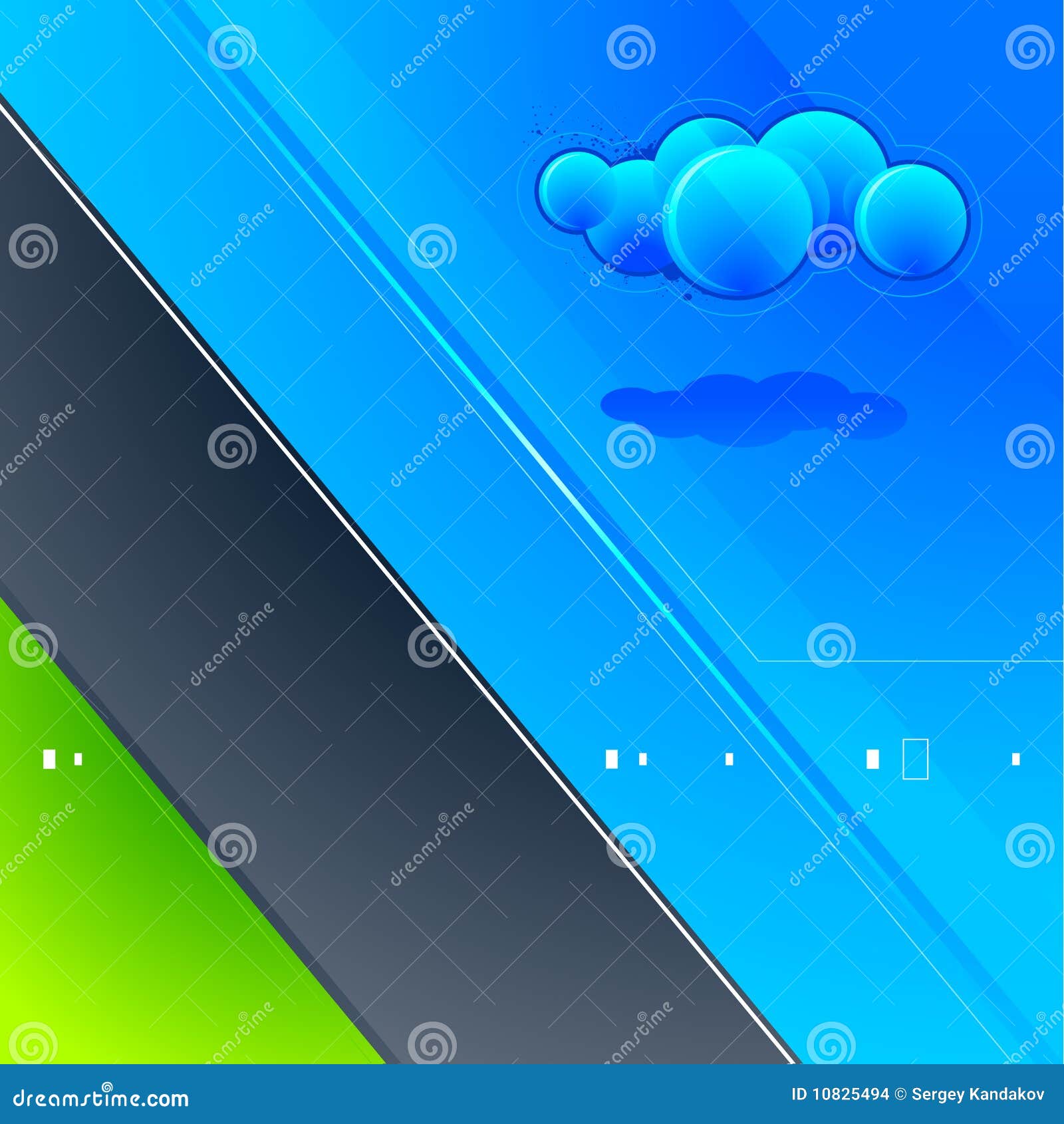 High tech landscape stock vector. Illustration of style - 10825494